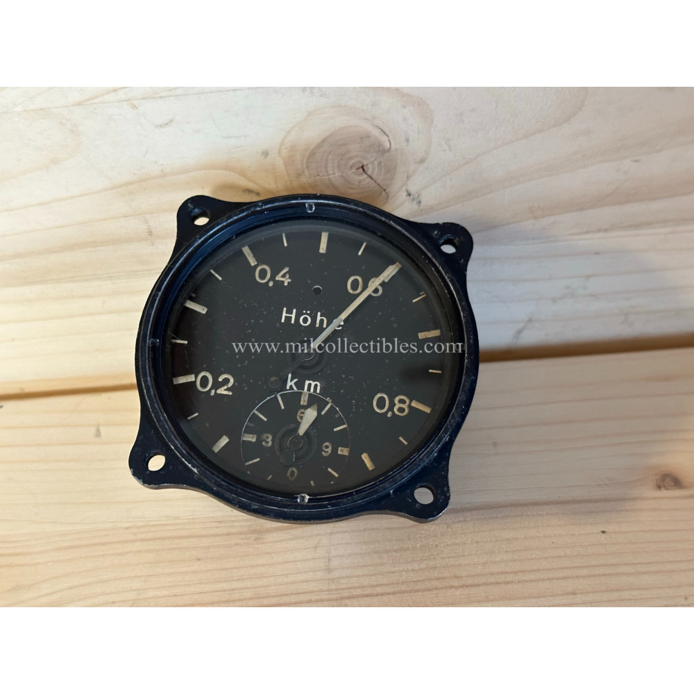 WWII German Luftwaffe Altimeter Hohenmesser - be5e5