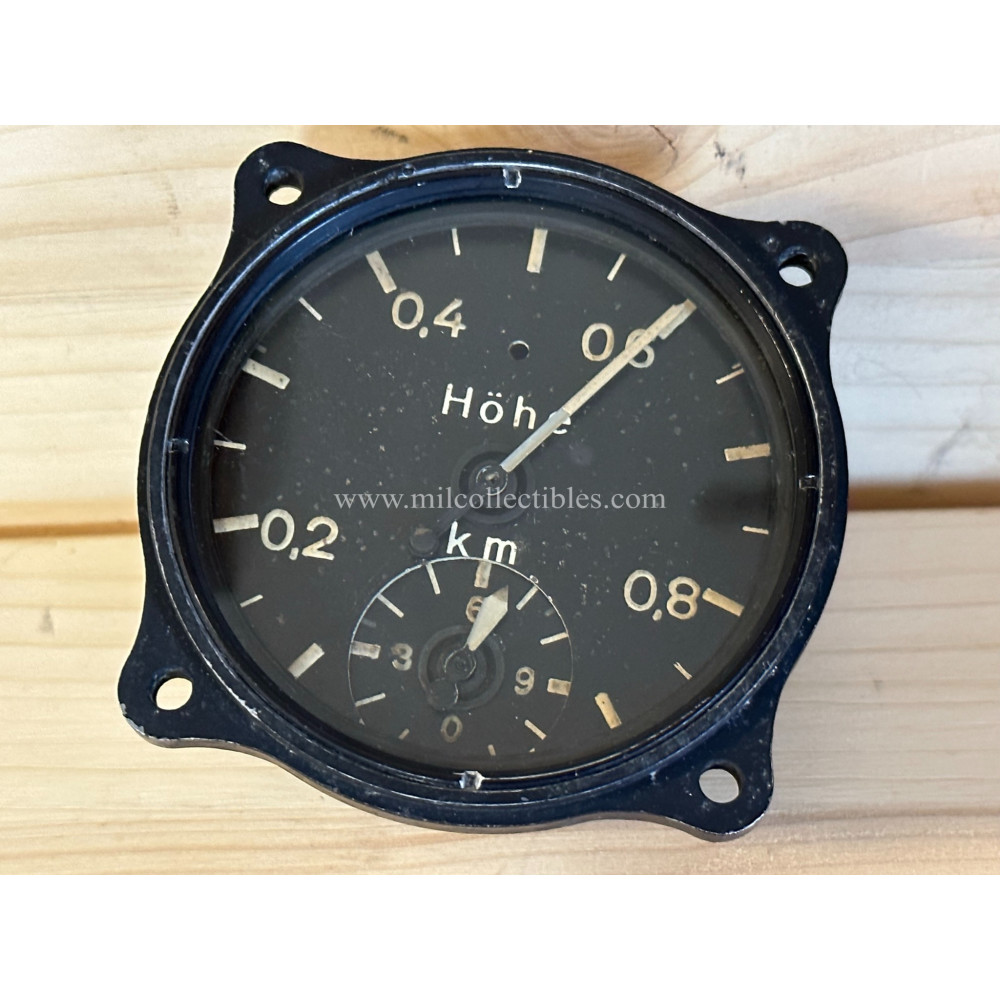WWII German Luftwaffe Altimeter Hohenmesser - be5e5